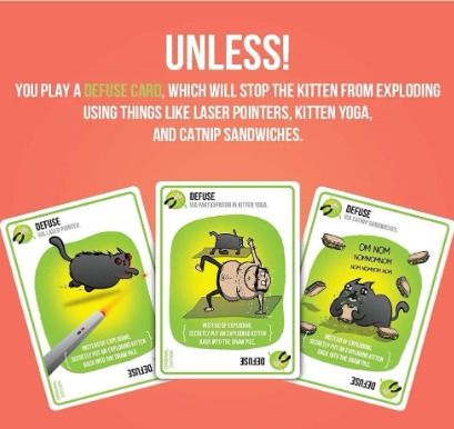 Barking Kittens Expansion Of Exploding Kittens Series Children Family ...