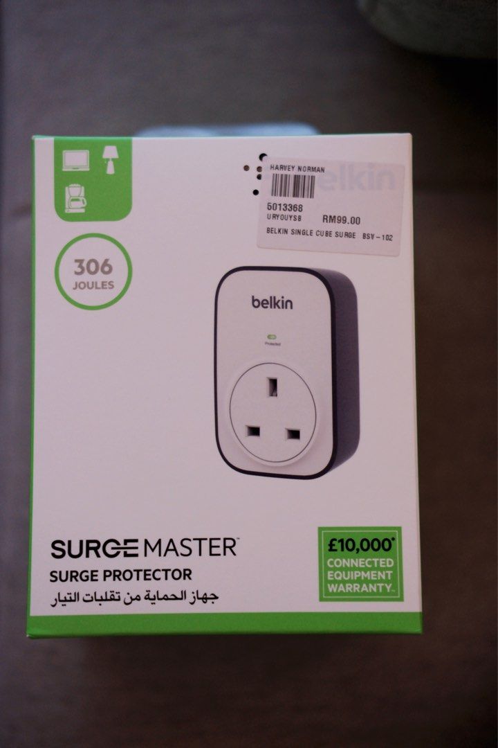 Belkin Single Cube Surge Protector Tv And Home Appliances Other Home