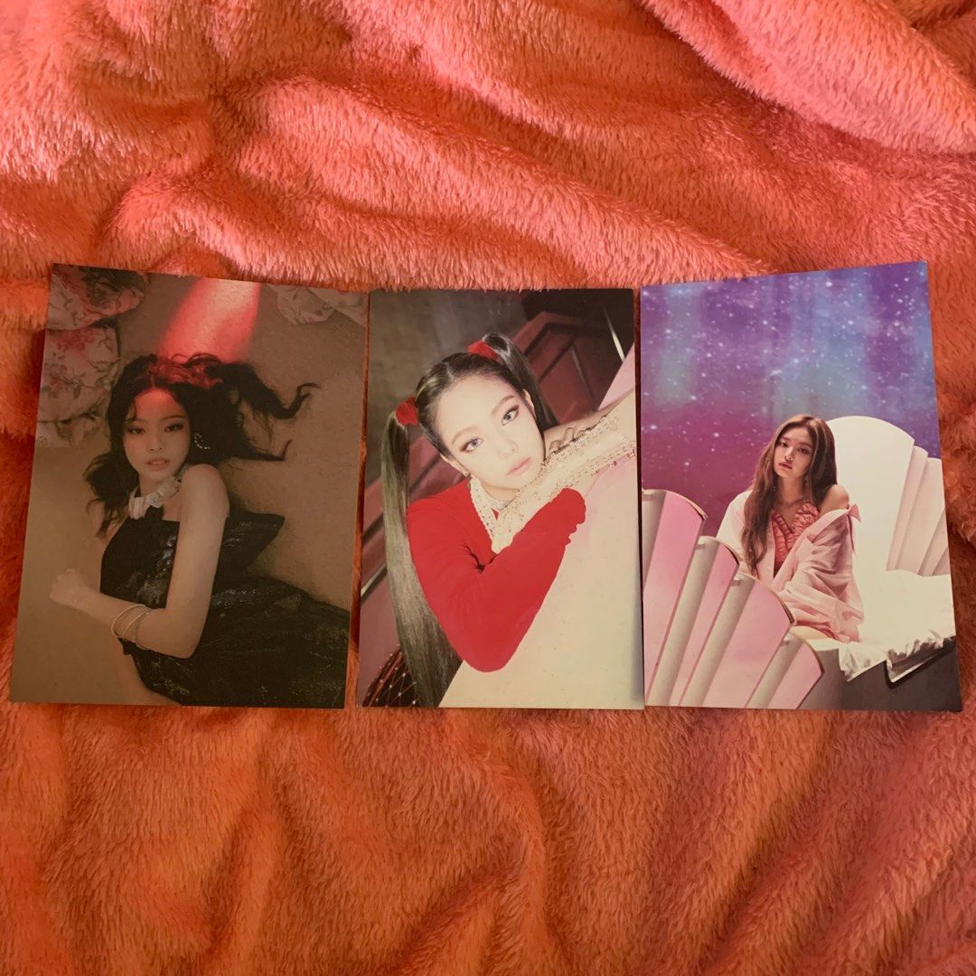 BLACKPINK Jennie photocards and postcards on Carousell