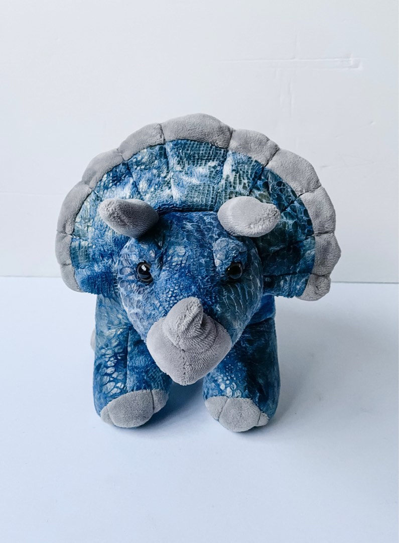 GUND Blue Stegosaurus Stuffed Dinosaur Plush Toy on Carousell