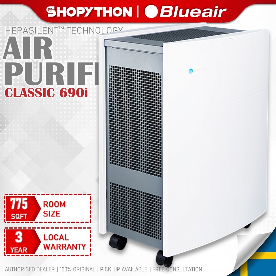 BLUEAIR Air Purifier Classic 690i LED HEPASilent Technology ...