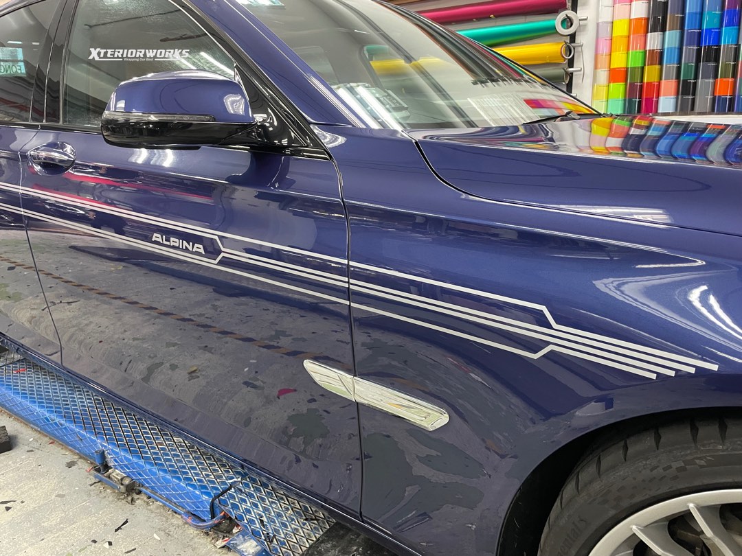 BMW Side strip decal / Alpina side strip decal, Car Accessories ...