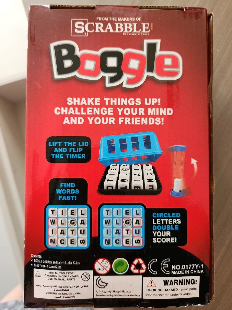 Boggle Game, Hobbies & Toys, Toys & Games on Carousell