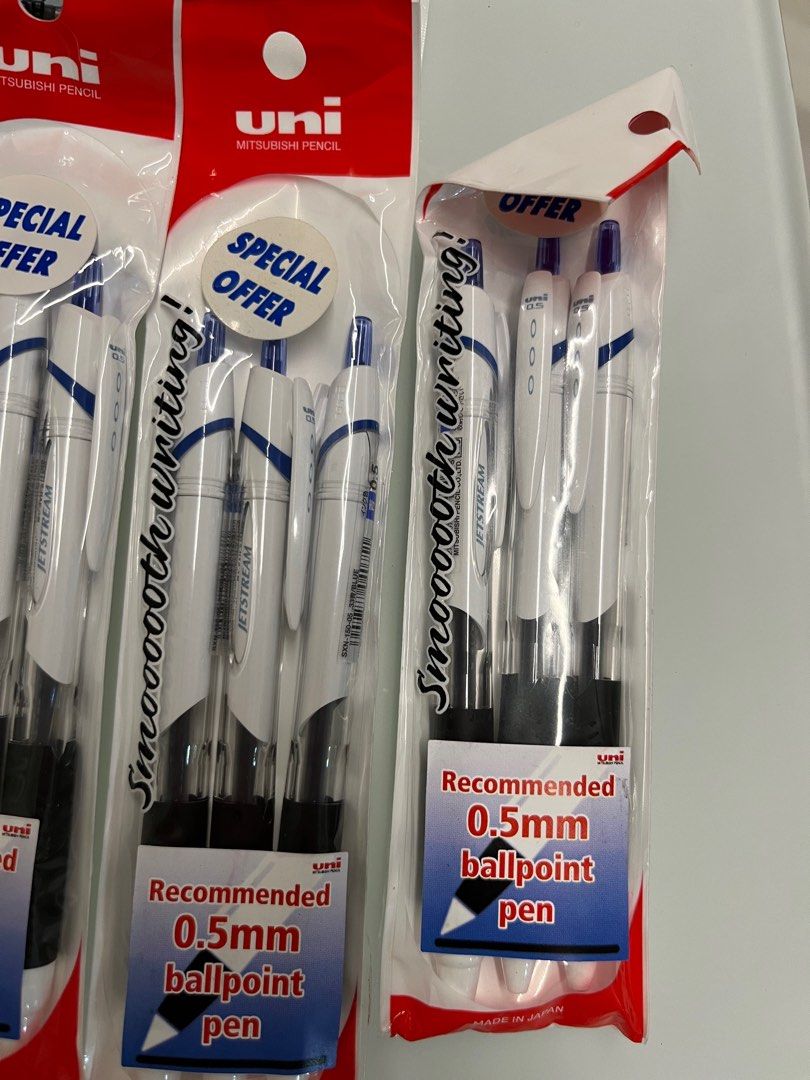 Brand New Jetstream blue pens and refills - good for PSLE papers ...