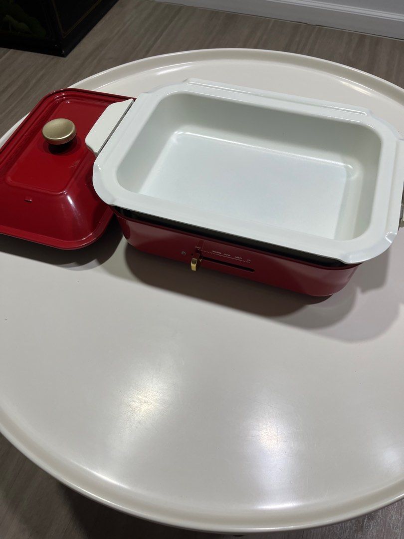 Bruno hotplate set (Red), TV & Home Appliances, Kitchen Appliances ...