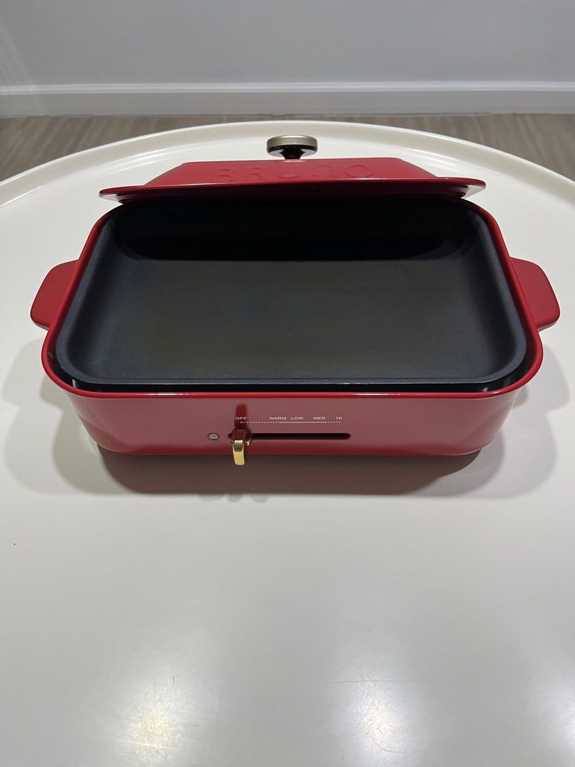 Bruno hotplate set (Red), TV & Home Appliances, Kitchen Appliances ...