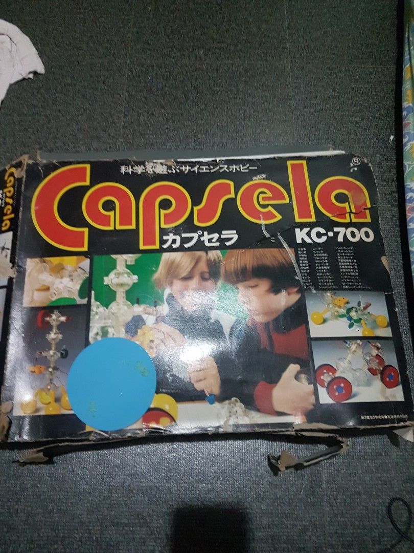 Capsela kc-700 motorized engineering toy japan, Hobbies & Toys, Toys ...