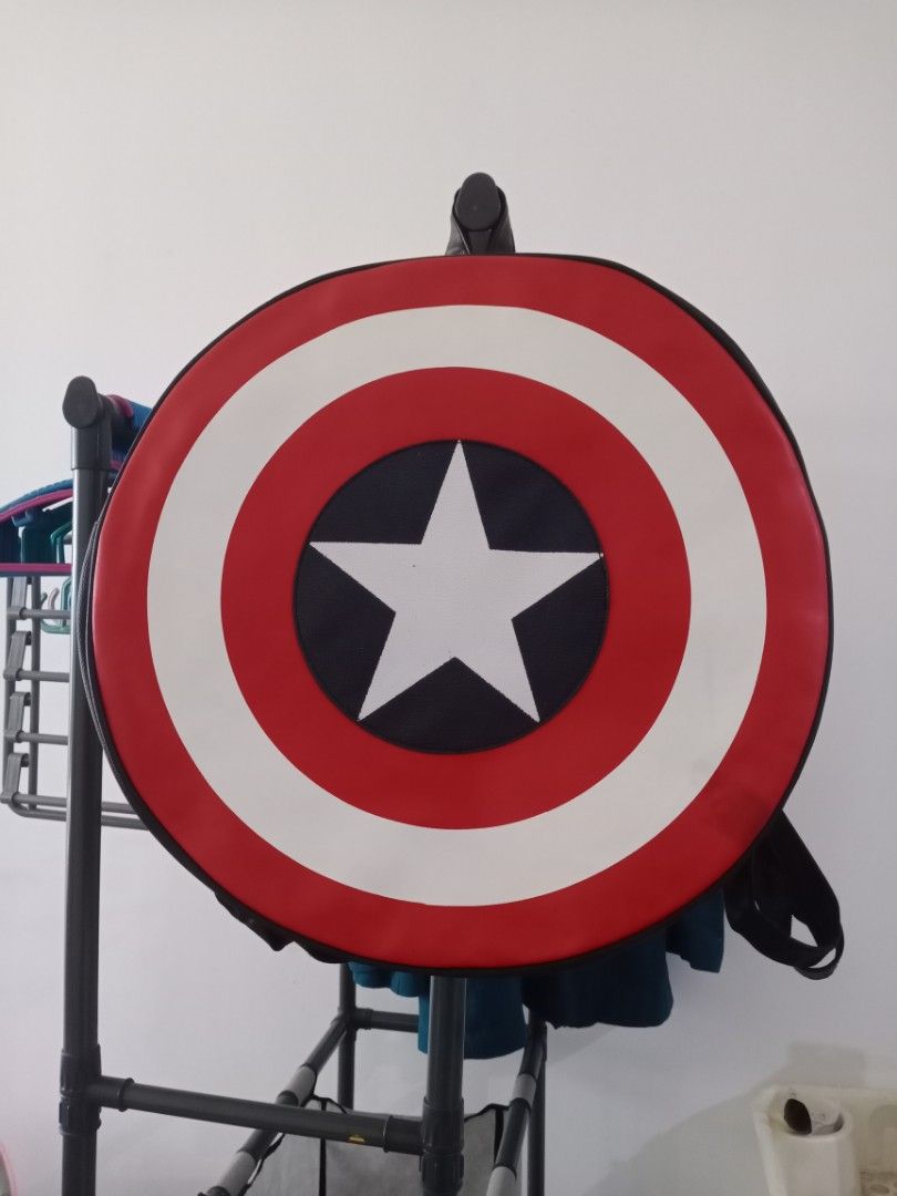 Captain America Shield Backpack, Men's Fashion, Bags, Backpacks on ...