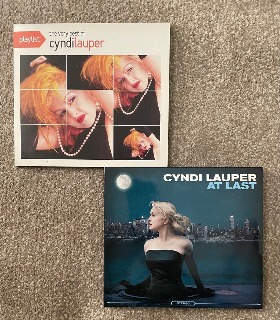 CD: pop - Cyndi Lauper (1)The Very Best Of, (2) At Last, both US ...
