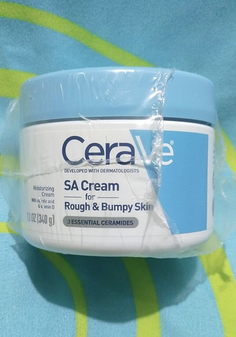 CeraVe SA Cream for Rough & Bumpy Skin 12 OZ (340g), Beauty & Personal ...