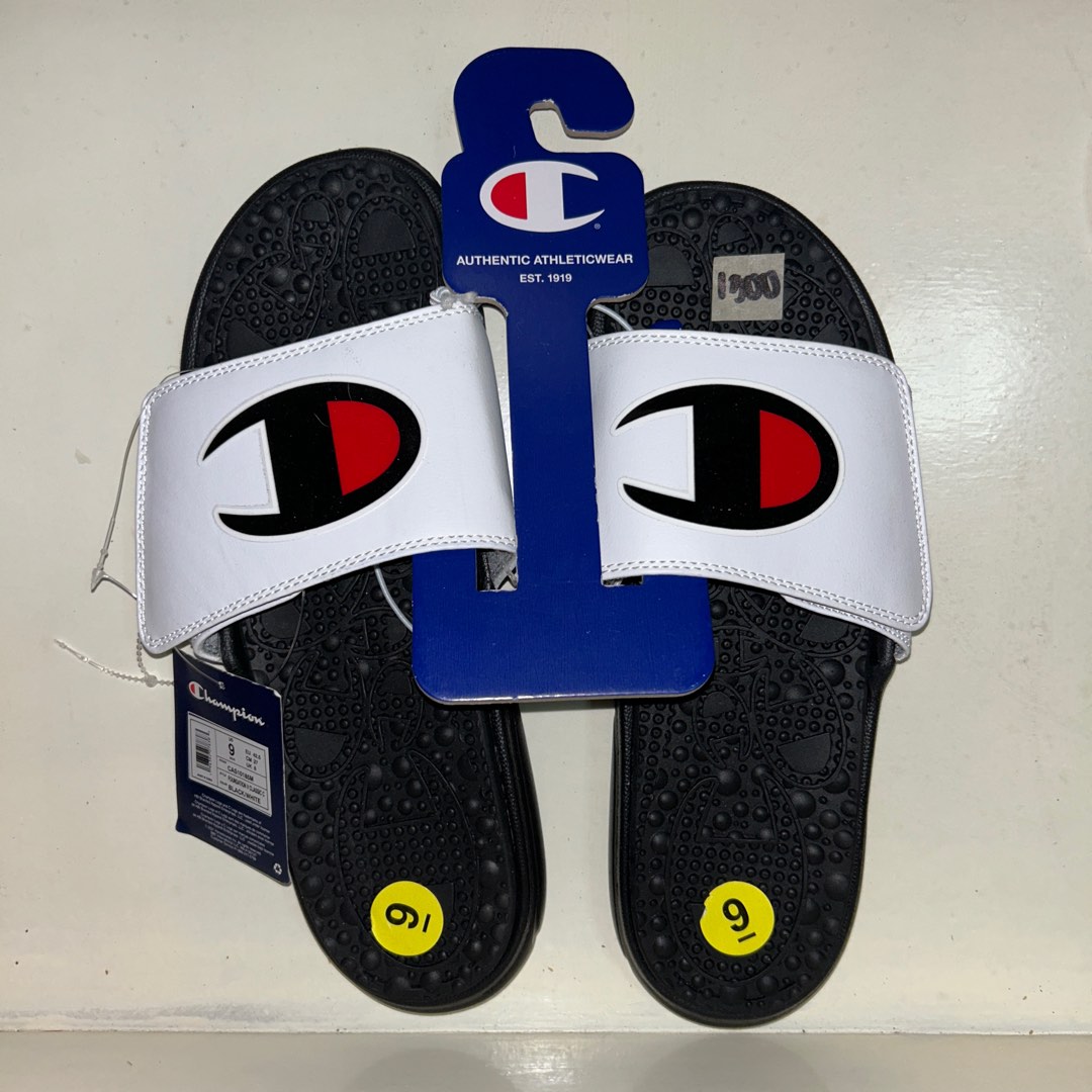 Champion Slides, Men's Fashion, Footwear, Slippers & Slides on Carousell
