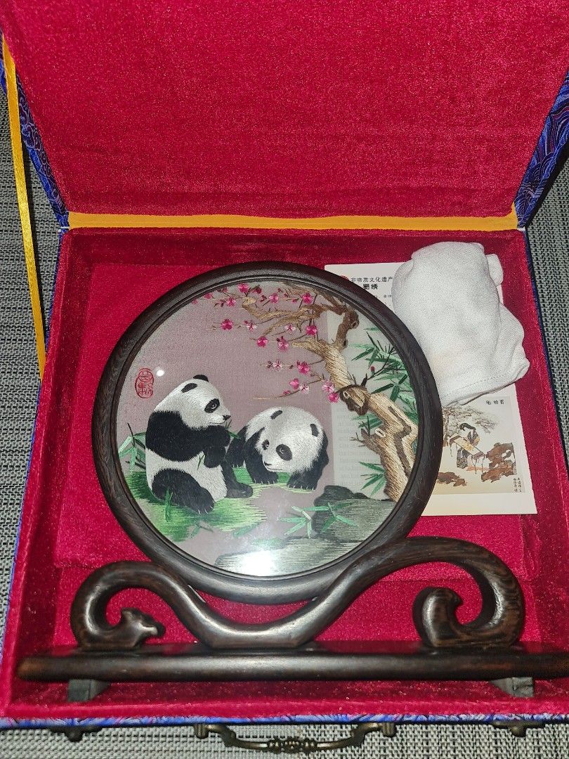 Chinese Panda Table Decor with box on Carousell