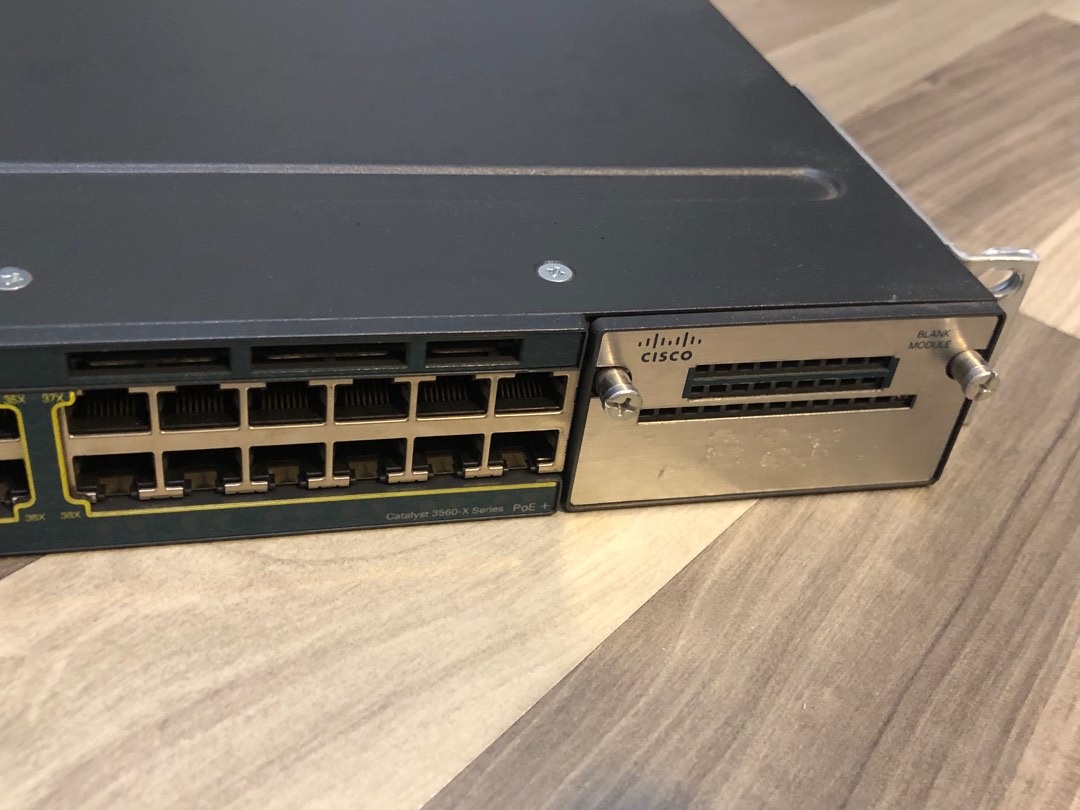 Cisco Catalyst 3560-X Network Switch, Computers & Tech, Parts ...