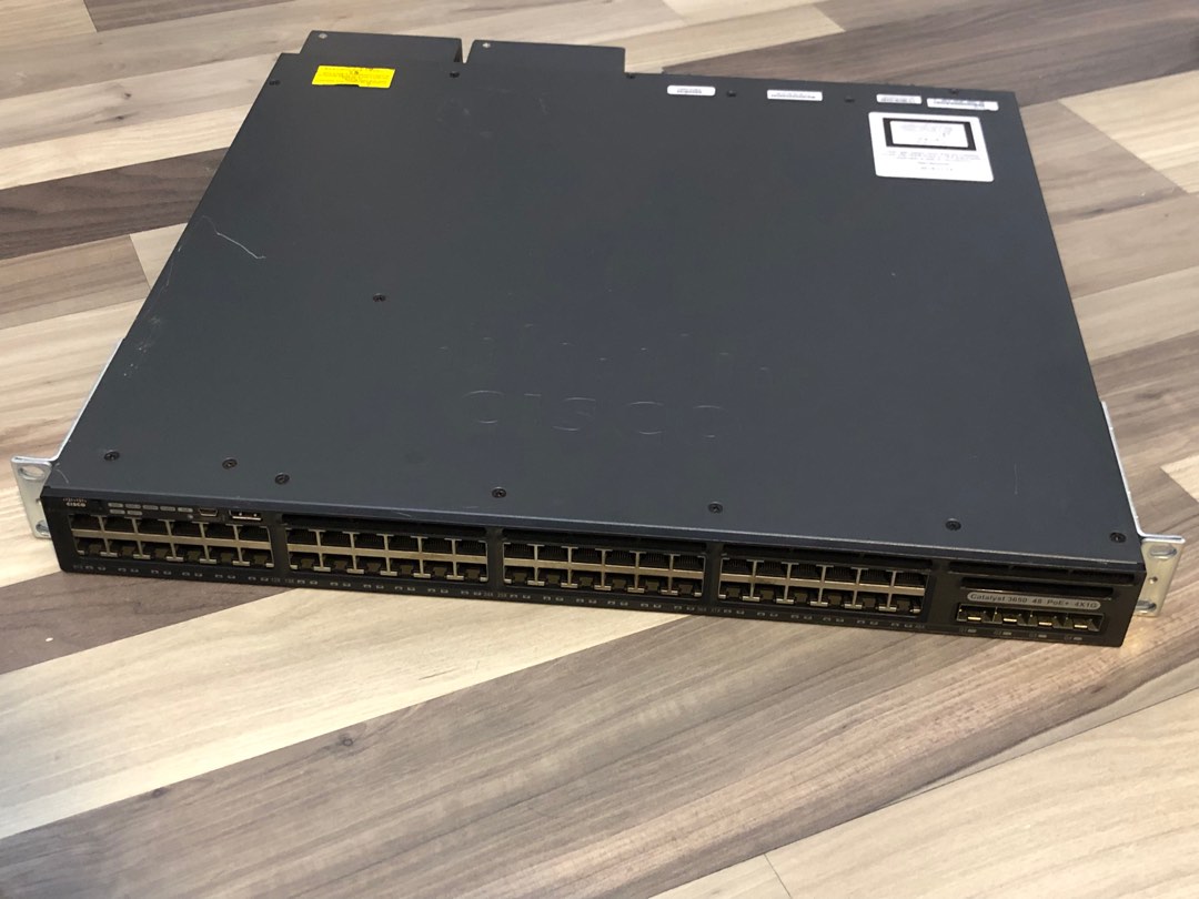 Cisco Catalyst 3650 48 POE Ports Network Switch, Computers & Tech ...