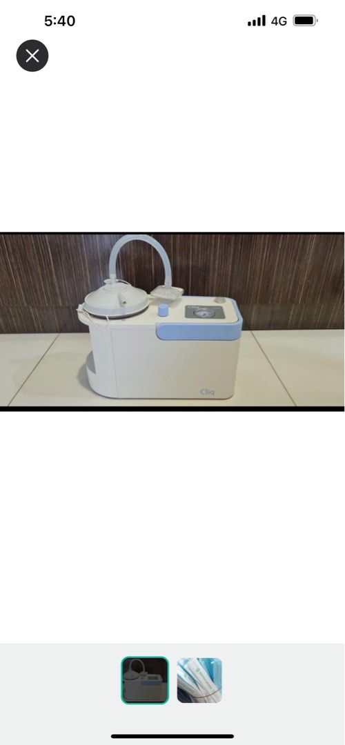 Cliq phlegm sucking machine, Health & Nutrition, Medical Supplies ...