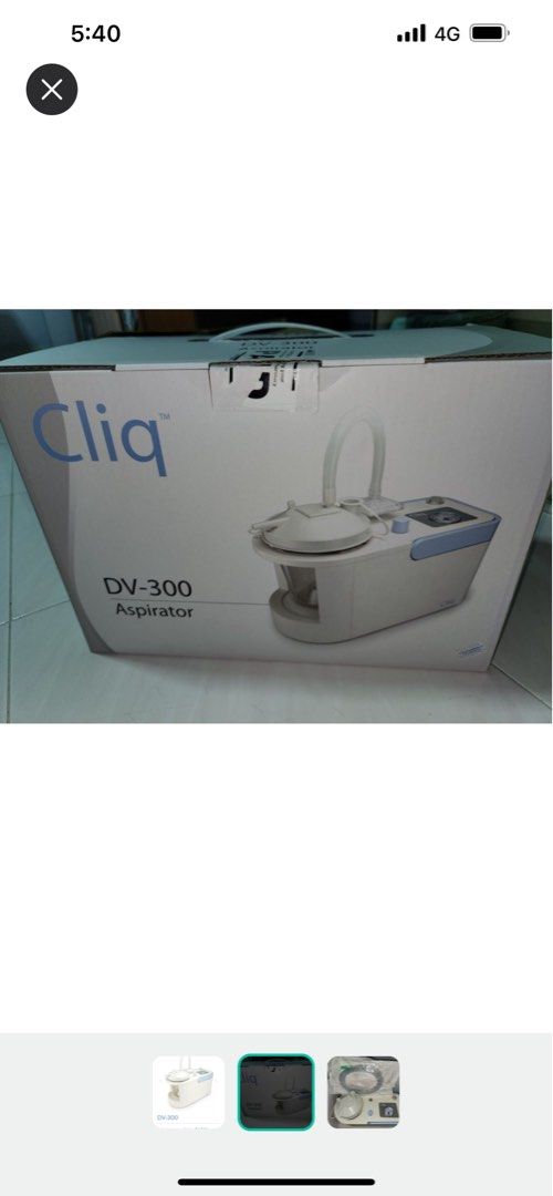 Cliq phlegm sucking machine, Health & Nutrition, Medical Supplies & Tools on Carousell