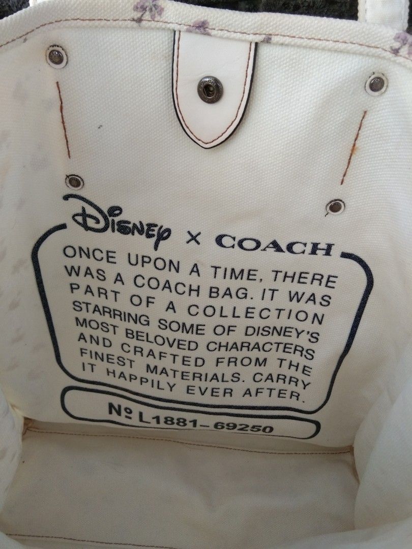 Coach X Disney Dumbo Canvas Tote Bag on Carousell