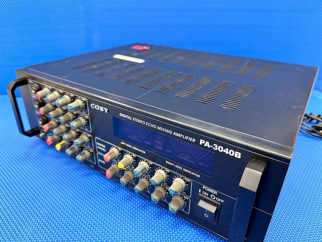 COBY STEREO ECHO MIXING AMPLIFIER PA-3040B, Audio, Soundbars, Speakers ...