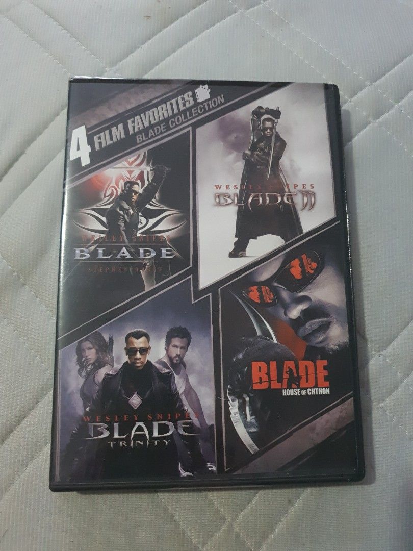 Code 1 DVD Blade 4 film favourites, 4 discs, Hobbies & Toys, Music ...