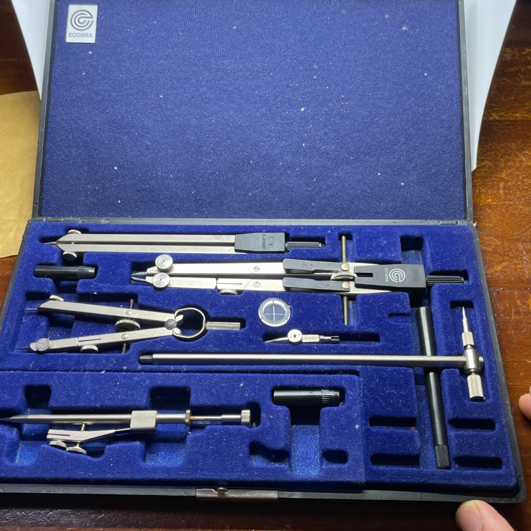 Compass Set # 5 ECOBRA Made in Germany, Hobbies & Toys, Stationery ...