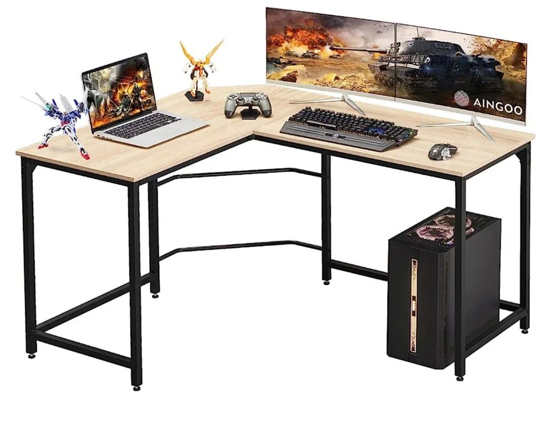 Computer Table L Shape, Furniture & Home Living, Furniture, Tables ...