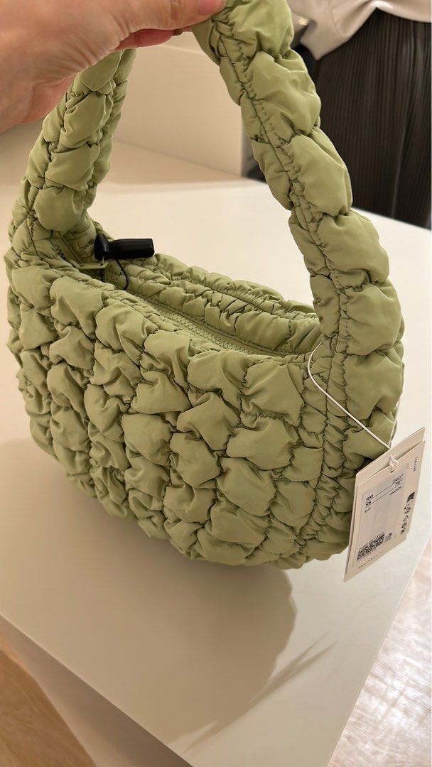 COS Quilted Bag Mini Avocado Green, Women's Fashion, Bags & Wallets ...