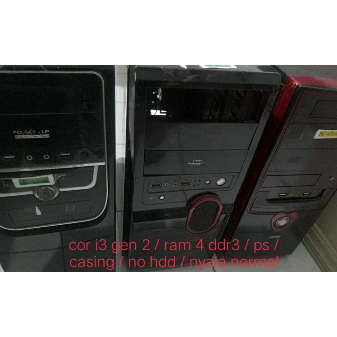 CPU komputer Core i3 Ram 4 Gen 2 masih bangus dan nyala normal ...