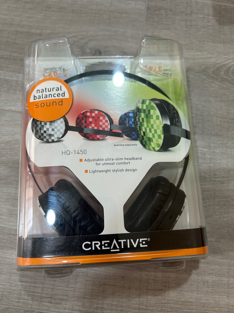 Creative headphone HQ-1450 (Unopened), Audio, Headphones & Headsets on ...