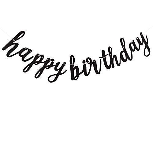 Cursive Banner Happy Birthday, Hobbies & Toys, Stationary & Craft ...