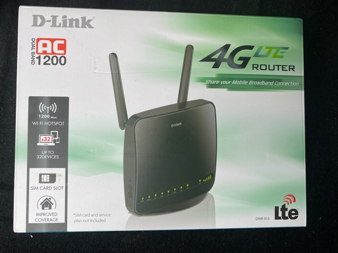 D - link Sim Card Router with Box, Computers & Tech, Parts ...