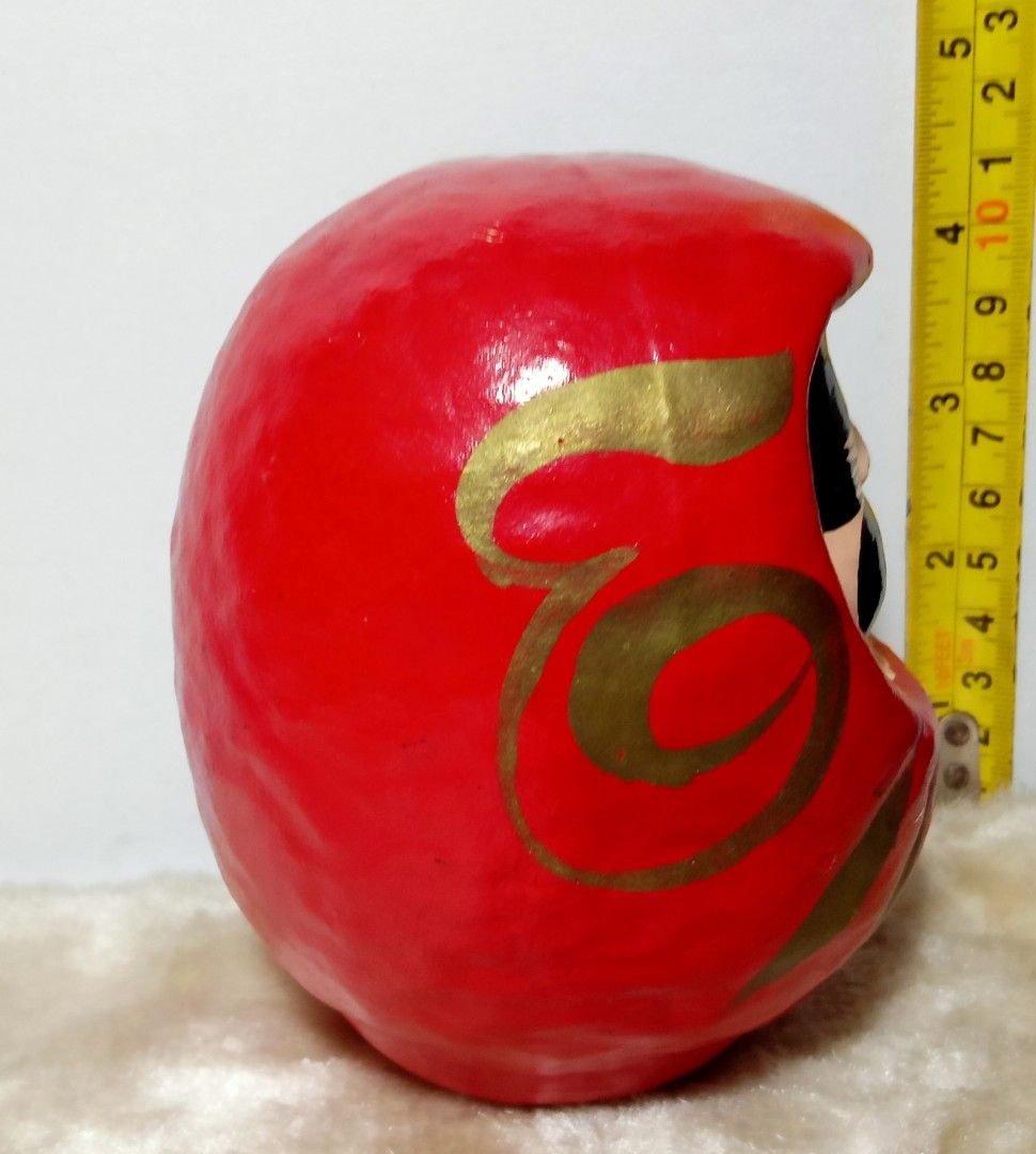 DARUMA DOLL 11 cm Unused, Hobbies & Toys, Stationary & Craft, Handmade Craft on Carousell