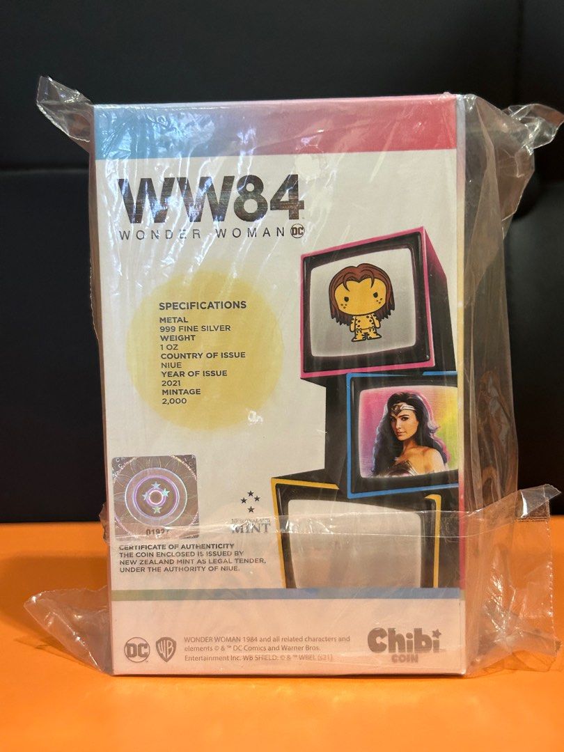 DC WW84 Wonder Woman Cheetah 1 Oz Silver Chibi Coin, Hobbies & Toys ...