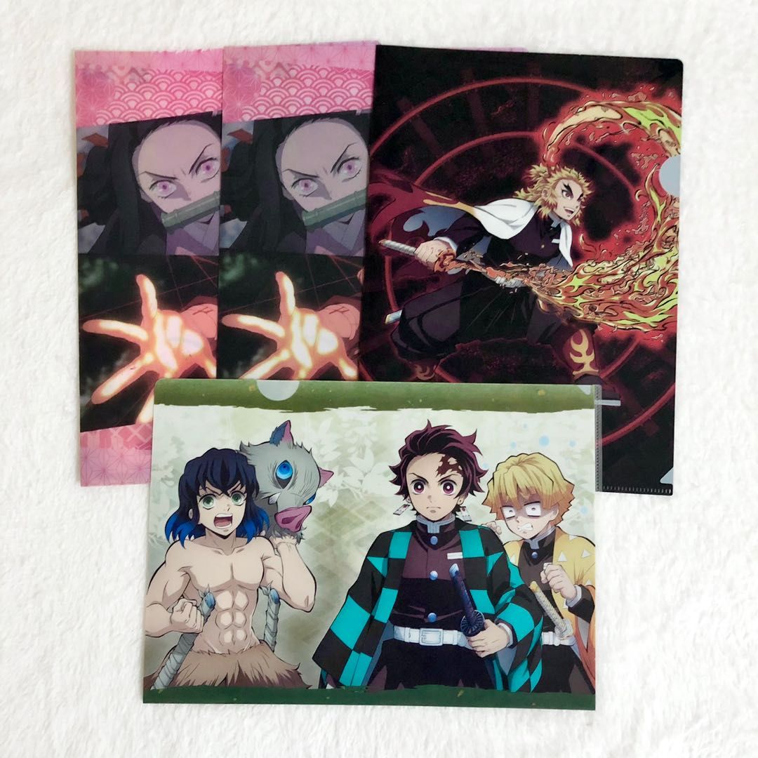 Demon Slayer Kimetsu no Yaiba Clear File Anime Merch Japan Nezuko ...