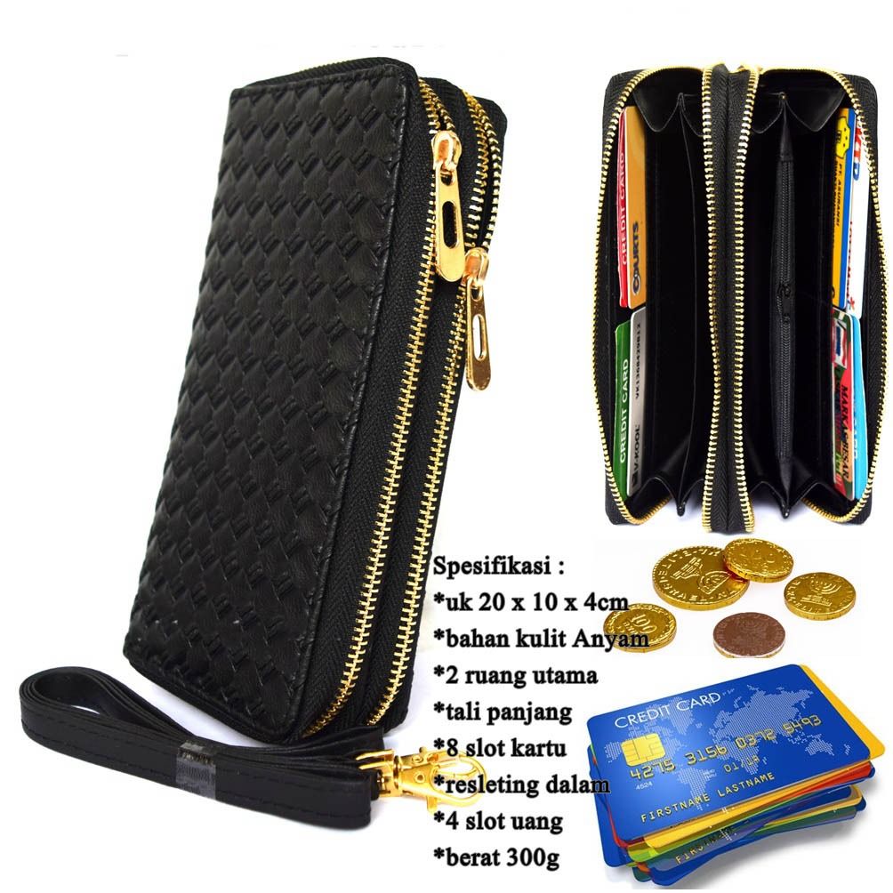 Dompet Dua Ruang Tour Anyam Selempang, Fesyen Wanita, Tas & Dompet di ...