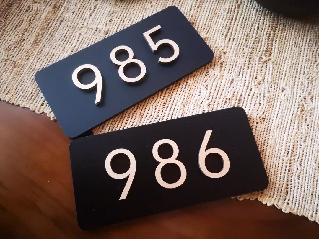 Door Sign door signage unit sign, Furniture & Home Living, Home Decor ...