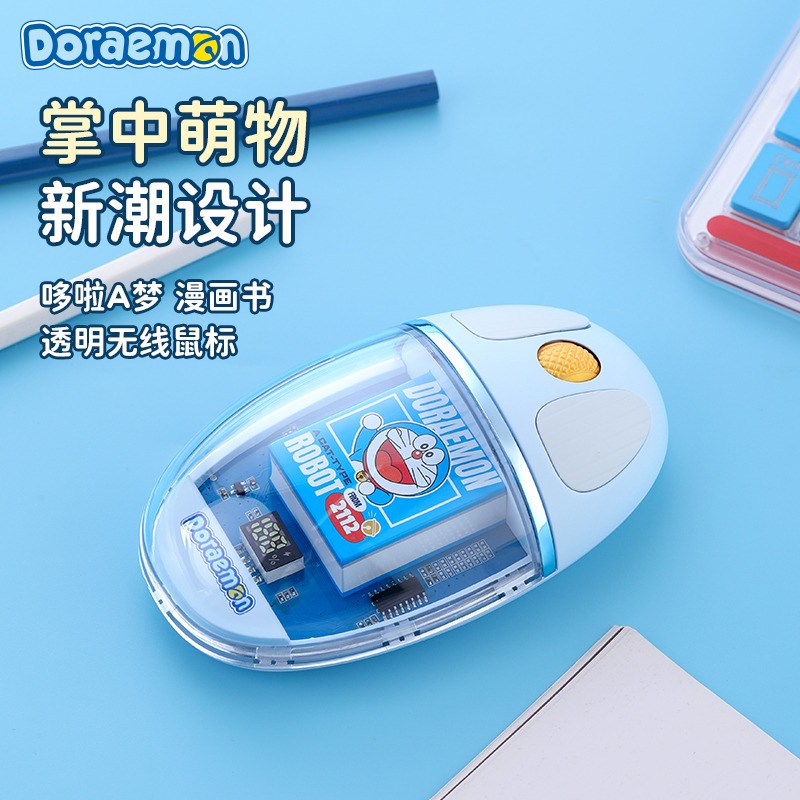 Doraemon Bluetooth Transparent Wireless Mouse, Computers & Tech, Parts ...