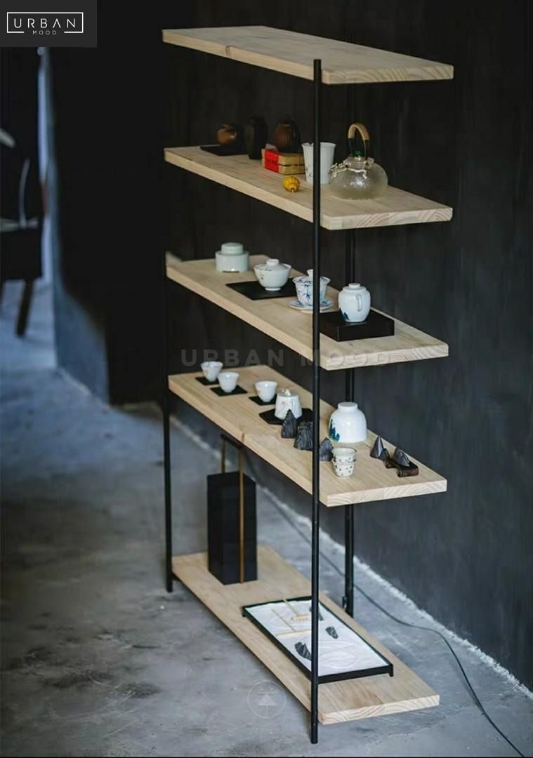 DORCAS Minimalist Wireframe Display Shelf, Furniture & Home Living ...