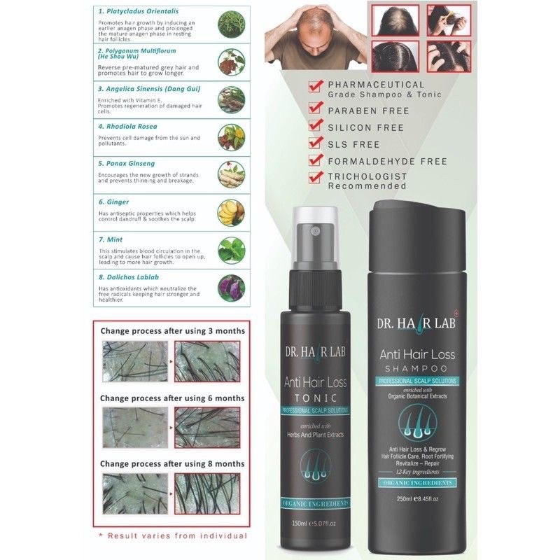 Dr hair lab anti hair loss Tonic,Organic Ingredients, Beauty & Personal ...