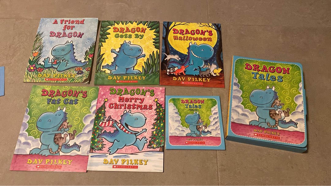Dragon Tales by Dav Pilkey, 興趣及遊戲, 書本 & 文具, 小說 & 故事書 - Carousell