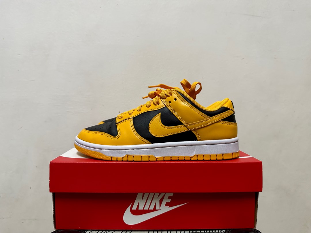 DUNK LOW RETRO "GOLDEN ROD" YELLOW BLACK on Carousell