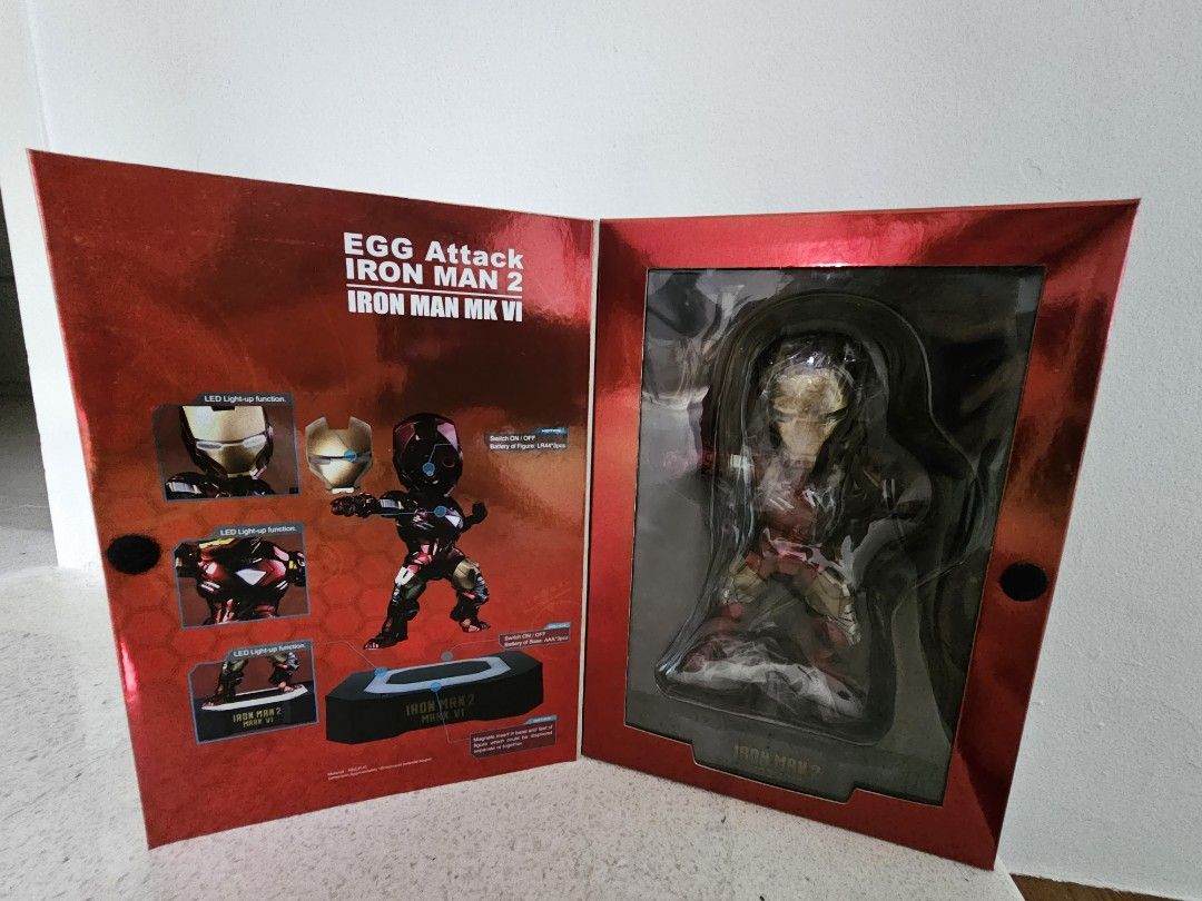 Egg Attack- Iron Man 2, Hobbies & Toys, Toys & Games on Carousell