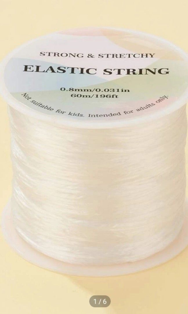 Elastic string for beads!!, Hobbies & Toys, Stationery & Craft, Craft ...