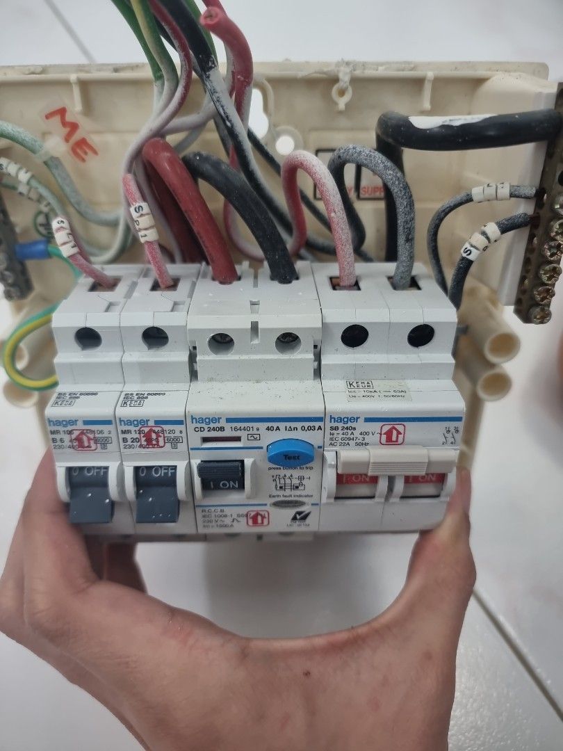 Electrical fuse Distribution box db box, Furniture & Home Living, Home ...