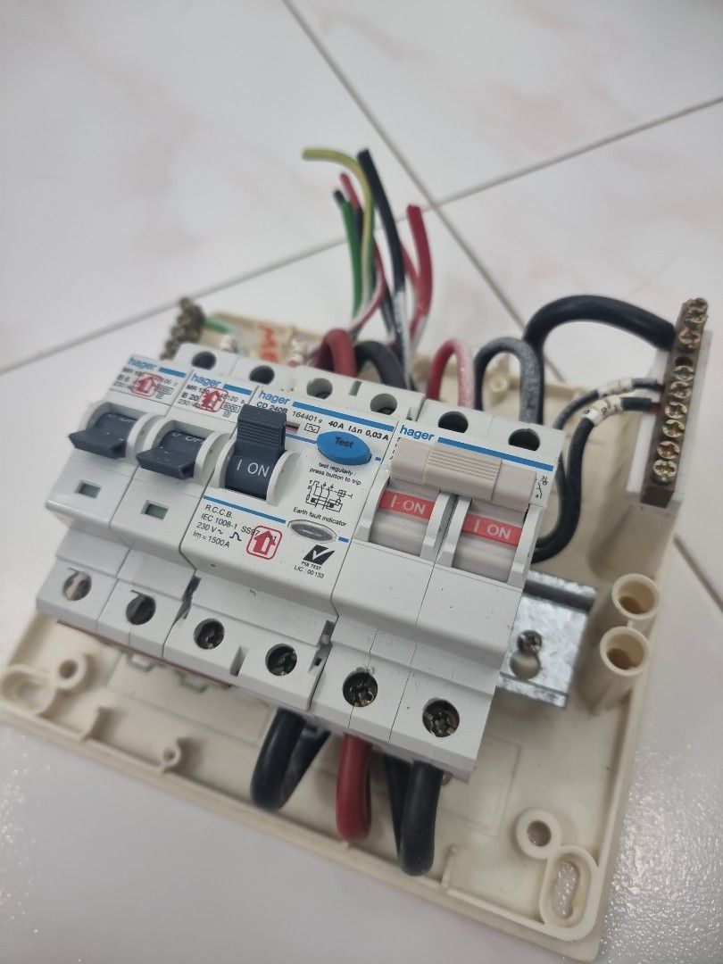Electrical fuse Distribution box db box, Furniture & Home Living, Home ...