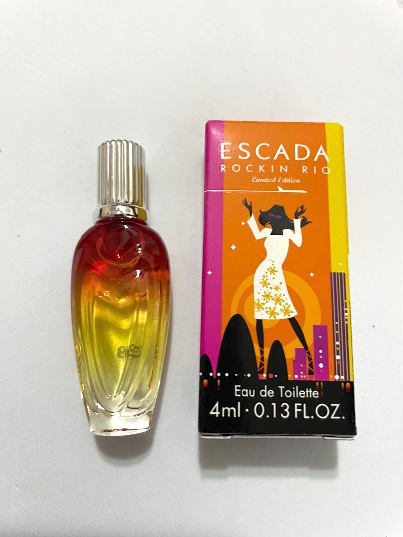 Escada Rockin Rio Mini Perfume 4ml Limited Edition, Beauty & Personal ...