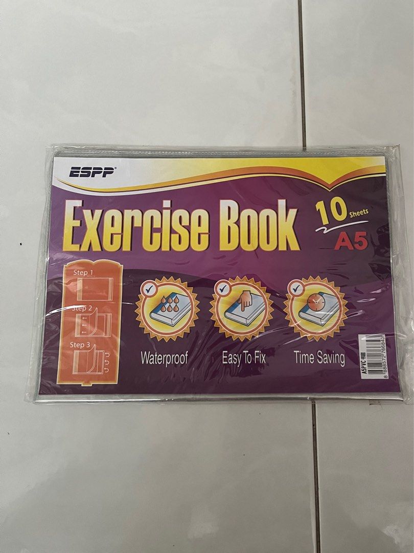 EXERCISE BOOK COVER, Hobbies & Toys, Stationery & Craft, Stationery ...