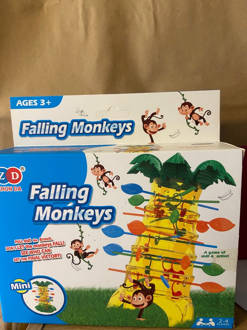 Falling Monkeys, 興趣及遊戲, 玩具 & 遊戲類 - Carousell