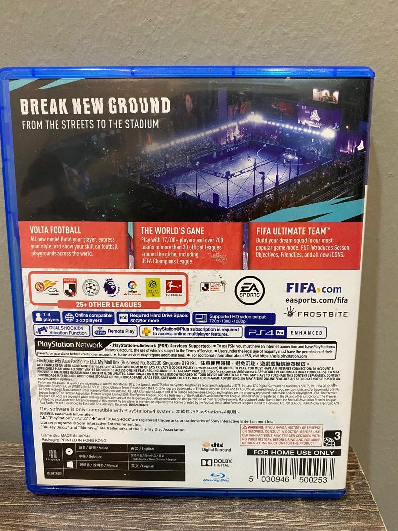 FIFA 20, Video Gaming, Video Games, PlayStation on Carousell