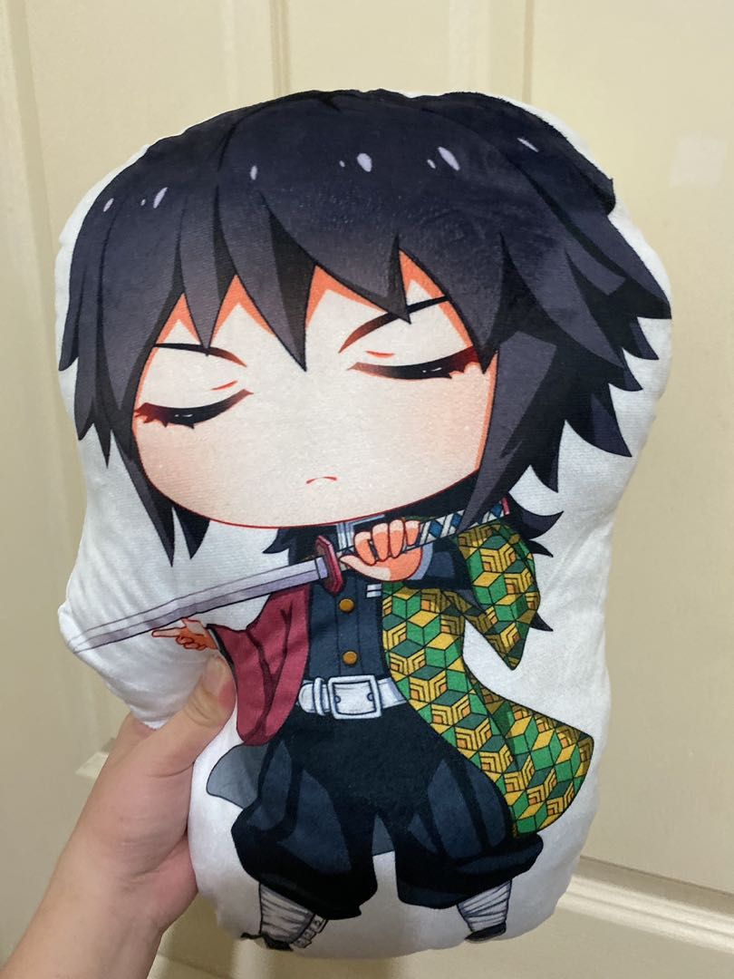 Demon Slayer GIYU plush pillow on Carousell
