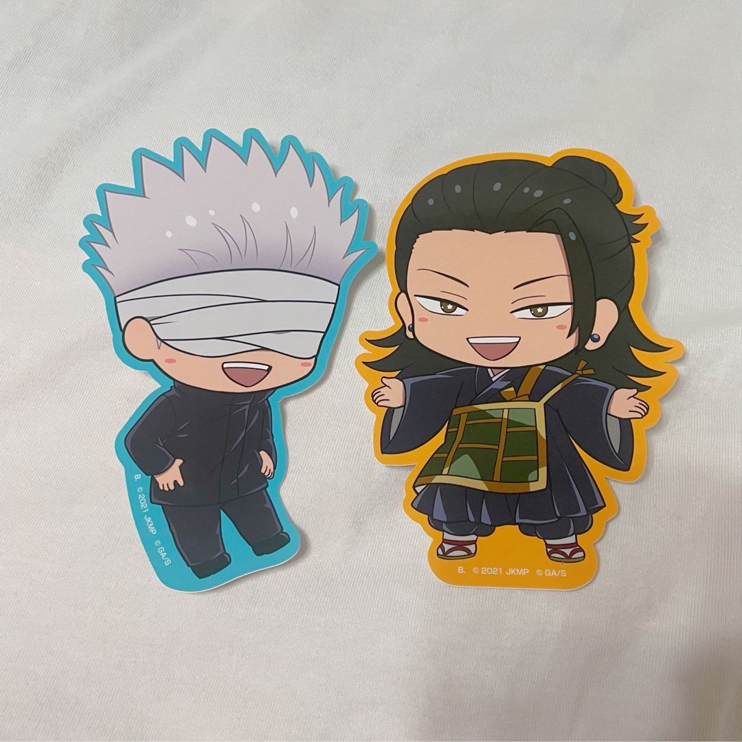 gojo satoru geto suguru satosugu jjk0 die cut big stickers (jujutsu ...